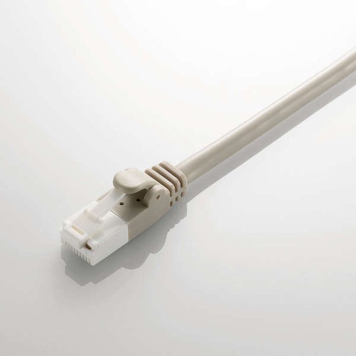 SEARCH WORD：LANケーブル カテゴリー6対応 50m ライトグレー ギガビット イーサネット 伝送帯域250MHz ツメ折れ防止商品概要：ツメ折れ防止プロテクタと屈曲に対する耐久性が高い新素材コネクタを採用したダブル構造で、通常...