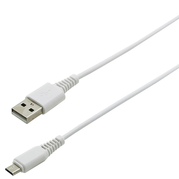SEARCH WORD：microUSB マイクロUSB ケーブル USB スマホ スマートフォン 充電 通信 USB2.0 480Mbps 2A 200cm 2m 200センチ 2メートル BAUT バウト商品概要：microUSBコネク...