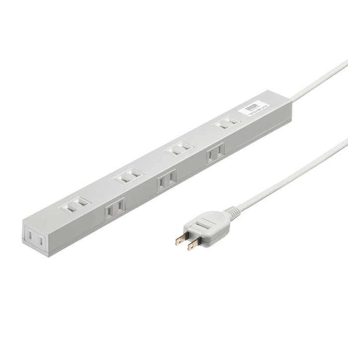 SEARCH WORD：サンワサプライ 電源タップ コンセント 商品概要：●上面＆側面交互差込口レイアウトでACアダプタ接続に便利なスリムタイオプの電源タップです。 ●特殊差込口形状採用でアースピン付きの3Pプラグが差し込めます。 ●スチー...
