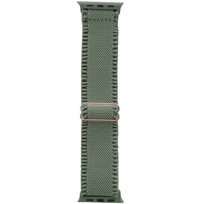 SEARCH WORD：LEPLUS NEXT Apple Watc バンド アクセサリー商品概要：軽いつけ心地のナイロン製Apple Watchバンド。乾きやすく軽量でスポーツにも最適。毎日の着脱が楽なストレッチ素材。ガーリーなフリルデザ...