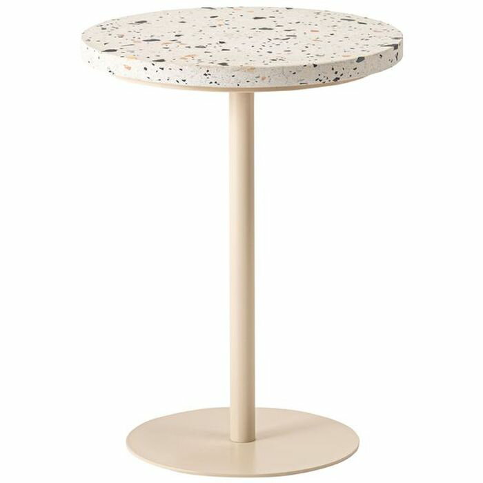 SEARCH WORD：サイドテーブル テーブル 個性的 シンプル スリム おしゃれ かわいい 大理石 人造大理石 テラゾー ユニーク アクセント 上品 韓国風インテリア商品概要：オブジェの様な存在感と雰囲気のある素材感。人造大理石(テラゾ...