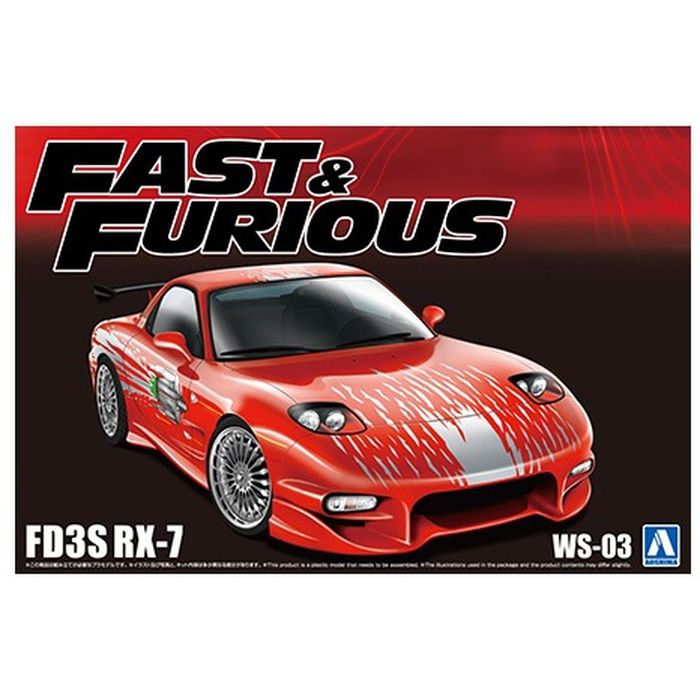 SEARCH WORD：AOSHIMA プラモデル ムービーメカ WS-03 1/24 ワイルド・スピード FD3S RX-7 4905083067963 模型 ホビー 趣味 おもちゃ 玩具 商品概要：2001年に公開されたカーアクション映...