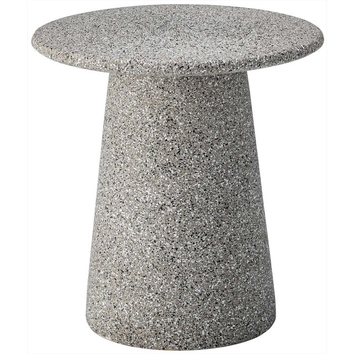 SEARCH WORD：ラウンドテーブル 円形テーブル サイドテーブル ナイトテーブル ネストテーブル テーブル 机 おしゃれ モダン ディスプレイ リビング 寝室 丸型 丸 ストーン マーブル テラゾー テラゾー柄 石目調 石 グレー商品...