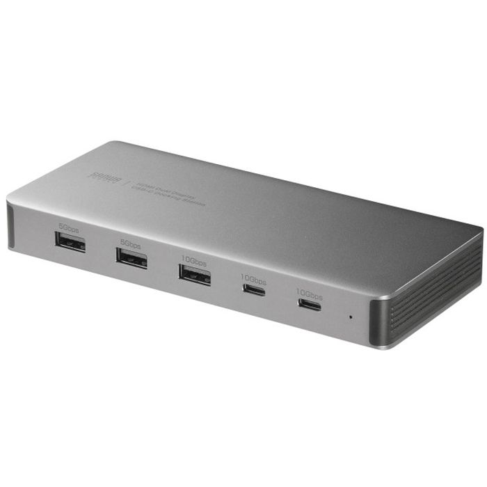 SEARCH WORD：4969887784129 サンワサプライ USB Type-Cドッキングステーション（HDMI×2画面・USBハブ×7ポート） USB-CVDK21 ペリフェラル ドッキングステーション 商品概要：HDMIの映像出...
