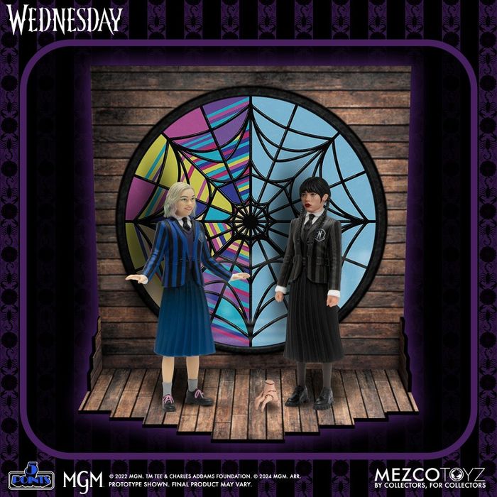 SEARCH WORD：Ampus 5ポイント/ Netflix Wednesday: ウェンズデー・アダムス＆イーニッド・シンクレア 3.75インチ アクションフィギュア ボックスセット 675704 模型 ホビー おもちゃ 趣味 コレク...
