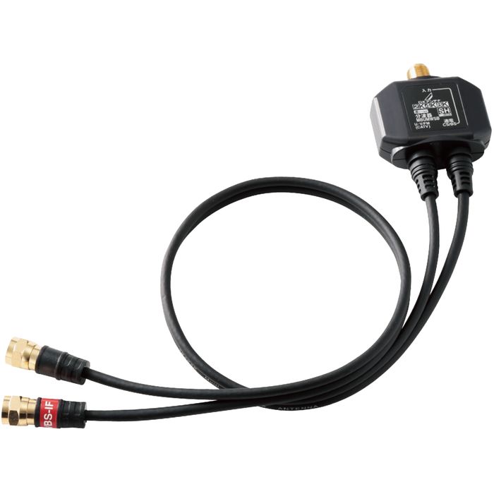 SEARCH WORD：ELECOM エレコム テレビ アクセサリー 4975584506551 MBUMWSB(B) 分波器商品概要：既存の2K放送から4K・8K(3224MHz)放送まで対応した製品です。テレビに、地デジとCS・BS電波...