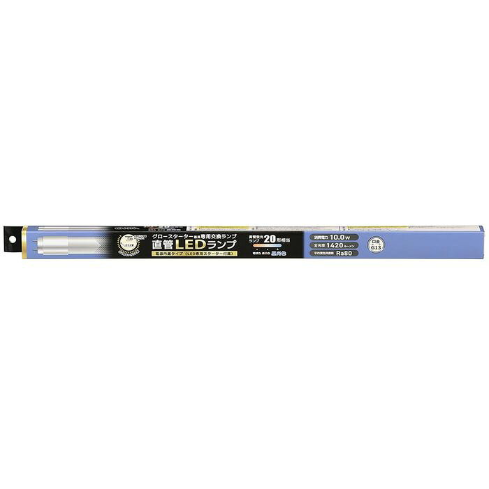SEARCH WORD：OHM LDF20SS・D 10 14 7 4971275649125 直管形LEDランプ 20形 昼光色 1420lm 10W 片側給電 商品概要：メーカー：オーム｜直管形LEDランプ(20形/昼光色/1420lm...