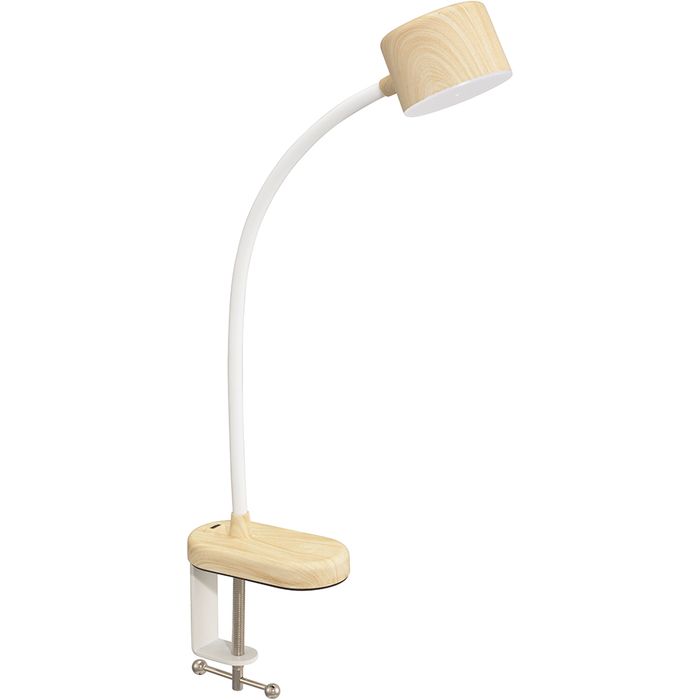 SEARCH WORD：OHM LTC-LD03RK-W 4971275650862 クランプライト 3段階調色 USB電源 330 lm 3.5W 高演色Ra95 ホワイト 商品概要：メーカー：オーム｜クランプライト(3段階調色/USB電...
