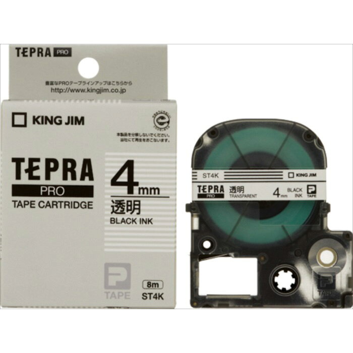 仕様Spec商品名テプラPROテープ 透明ラベル 黒文字メーカーキングジムブランドキングジム型番ST4KJANコード4971660760091カテゴリその他発売(予定)日発売中※記載された製品の価格、仕様、サービス内容及び企業情報などは発表...