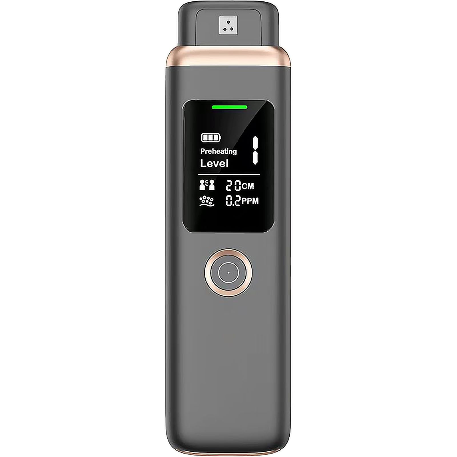 ・【USB充電式のスマート口臭チェッカー】USB充電を採用し、バッテリー交換とは異なり、一時間完全に満電ます。息の中の匂いを簡単に測定し、その結果をレベル1・4として瞬時に判定し、特定のガス濃度値や推奨社会的距離を出力します。口臭の程度をご...