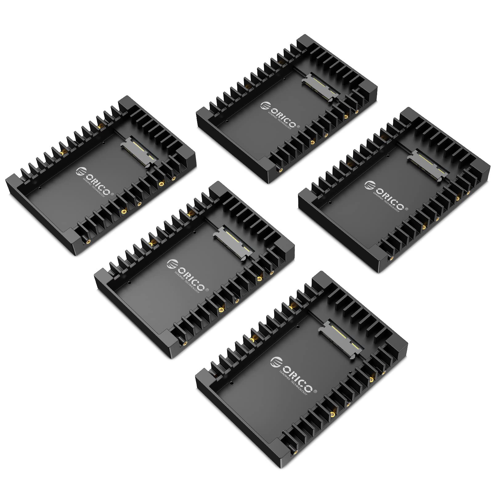 ・【2.5-3.5インチ変換】手軽に2.5インチのSATA HDD/SSDを3.5インチの仕様に変換できるマウンターです。12.5mm以下の2.5インチハードディスクに対応しています。・【簡単に使用】製品本体にSATA3.0インターフェース...