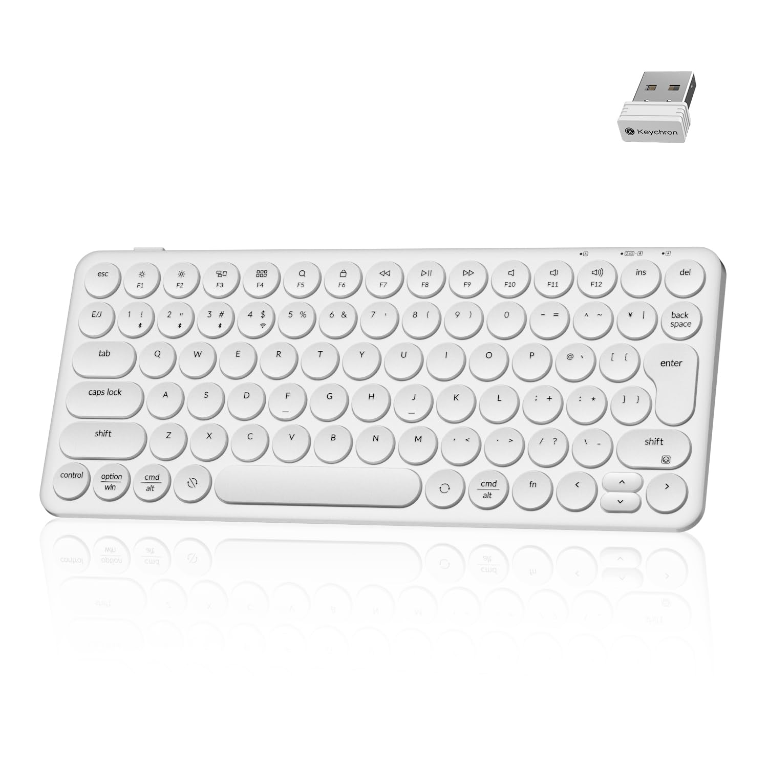 ・【75%ワイヤレスキーボード】Keychron B3 Proは、省スペースな75%レイアウトを採用した、スリムで軽量なワイヤレスキーボードです。2.4GHz、Bluetooth、有線の3つの接続モードをサポートし、スマートフォン、タブレッ...