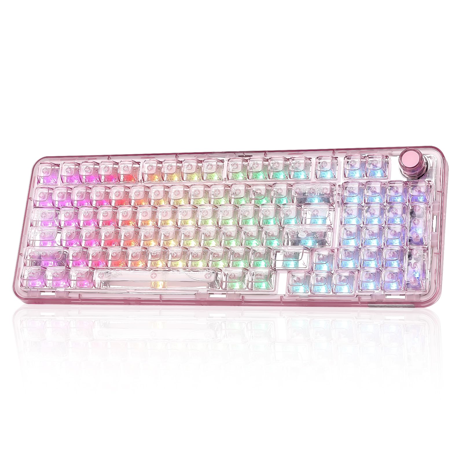 ・三つモード接続 & マルチデバイス対応:・・ YUNZII X98 メカニカルキーボードは ・・有線（Type-C）/ 2.4GHzワイヤレス / Bluetooth・・ の3モード接続をサポート。Type-C有線モードは・・PCゲーミン...