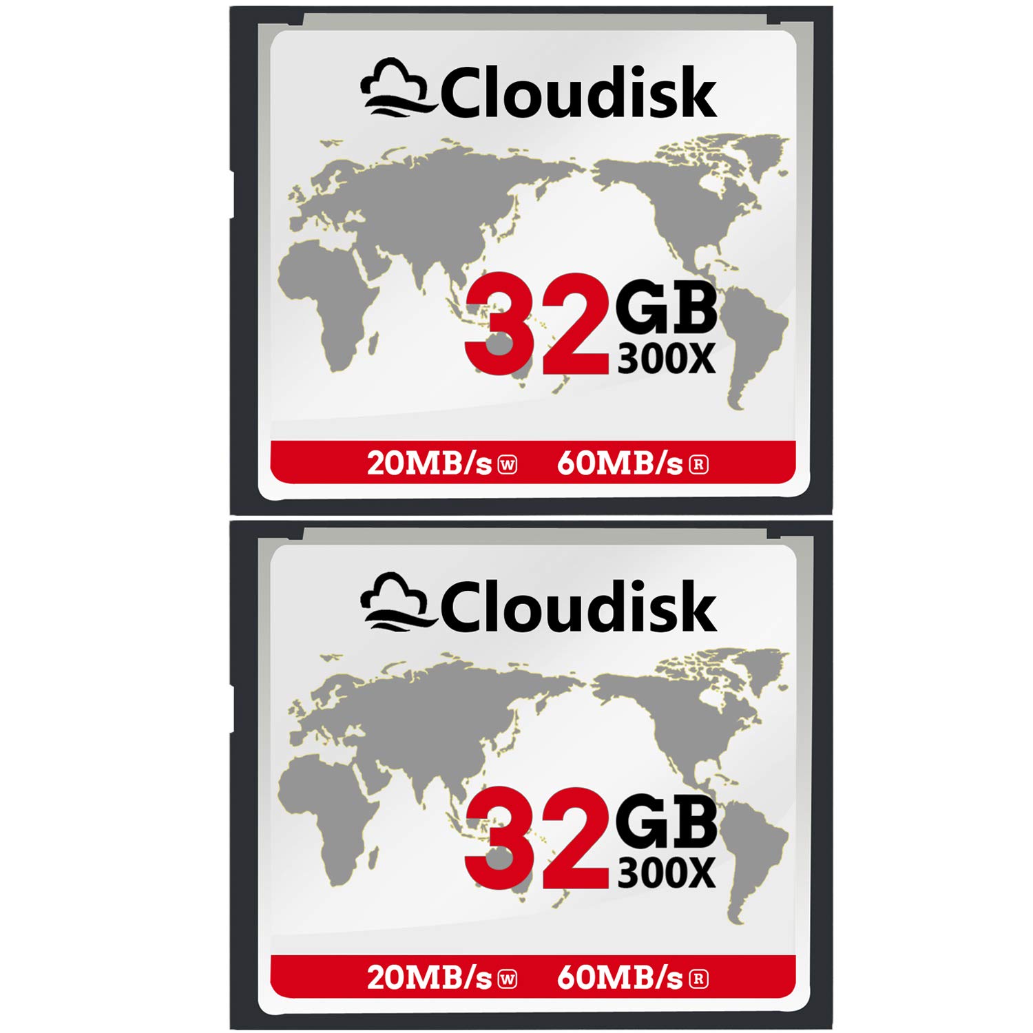Cloudisk コンパクトフラッシュ メモリーカード CFカード デジタルカメラ用 転送読取高速 正規品 1GB 2パック