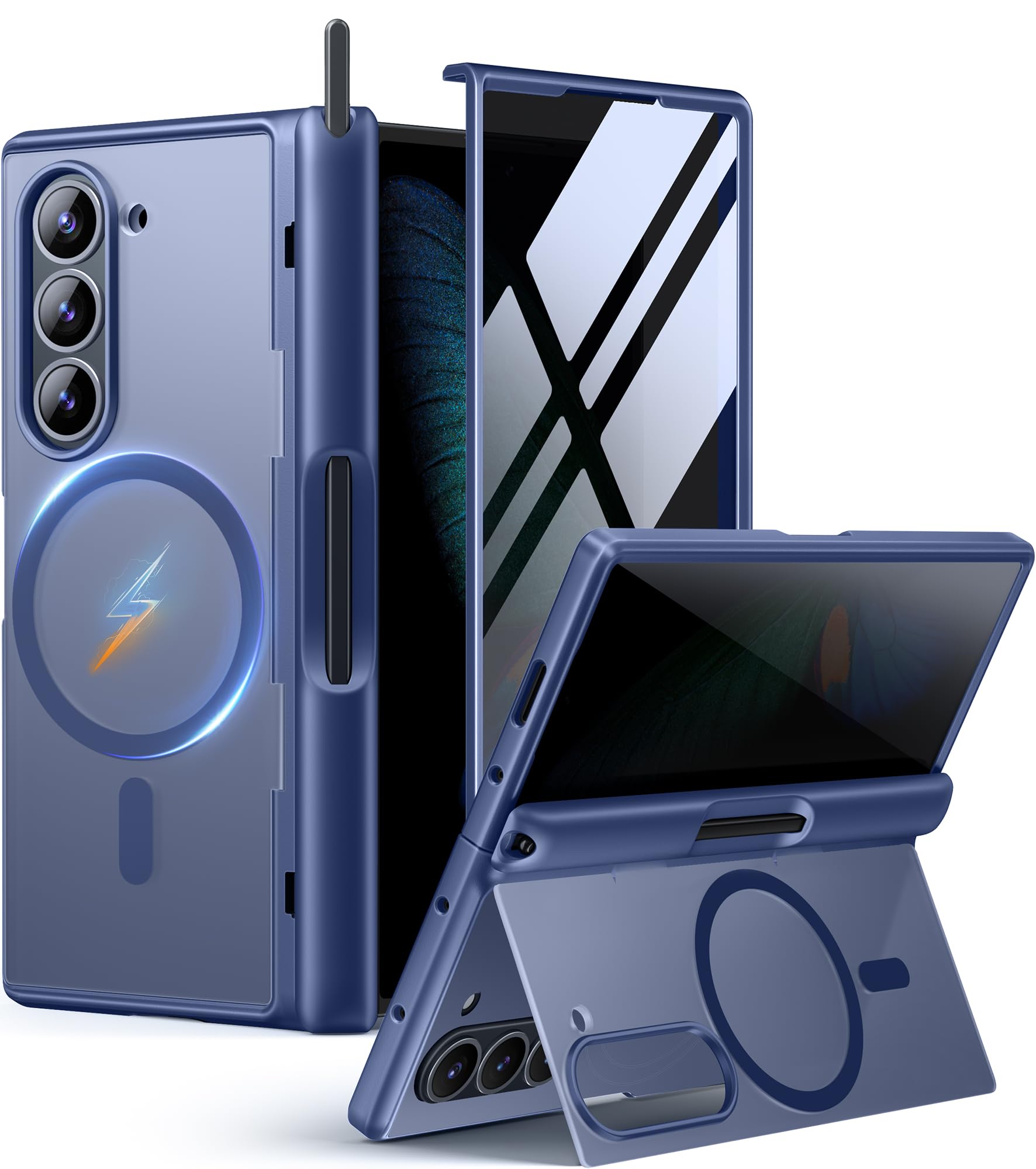・[ご購入前の注意事項］ MOBOSI Samsung Galaxy Z Fold 6 CaseはZFold6専用です。注意: (1)Sペンはケースに含まれません。ペンホルダーはタッチペンまたはZ fold5/fold6のSペンのみに適合し...
