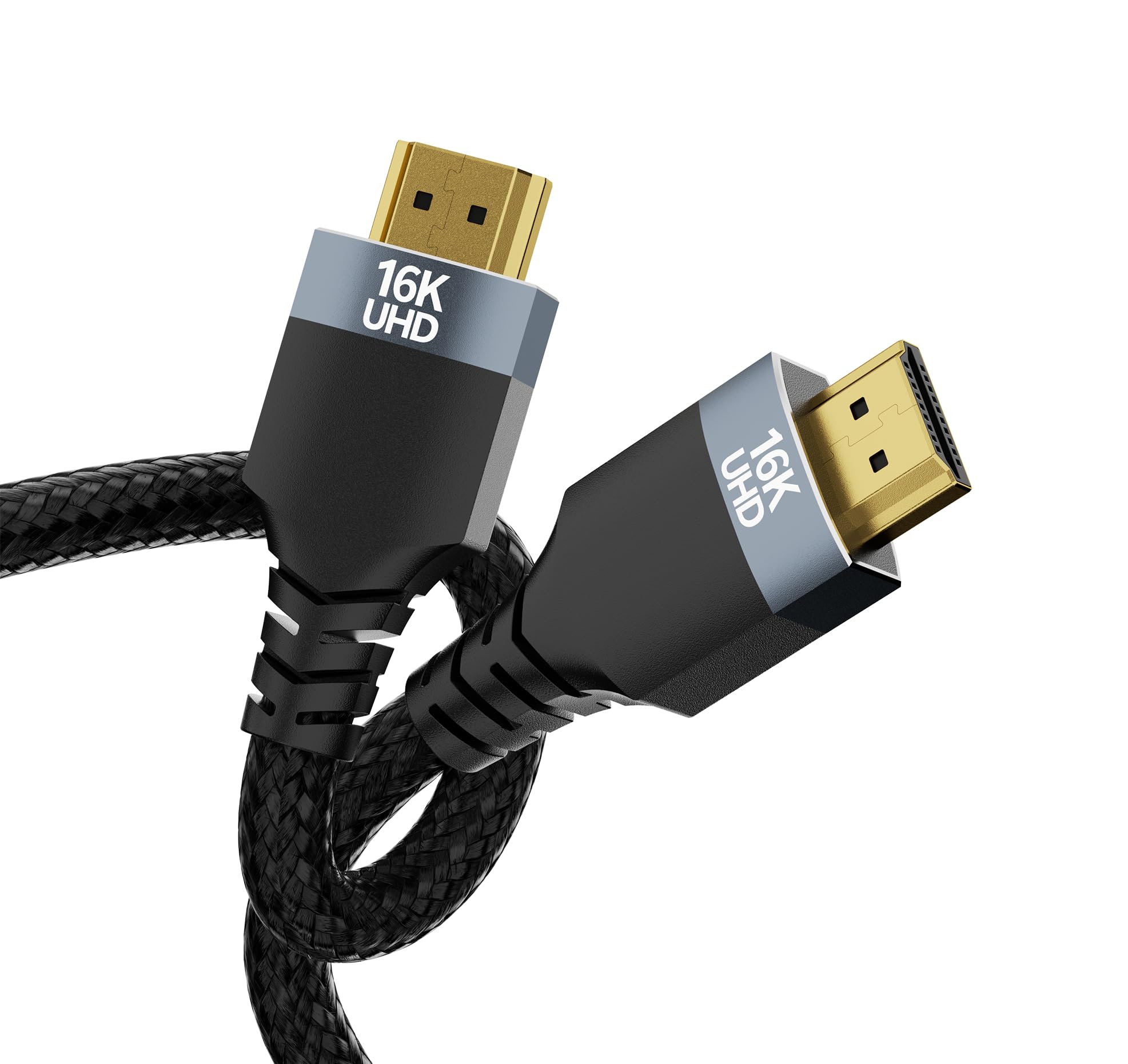 ・16K@60Hz ・ 最高パフォーマンス：この超高速 HDMI 2.2 ケーブルは 16K/10K/8K/4K の解像度に対応し、全仕様を網羅しています：16K@60Hz/30Hz、10K@120Hz、8K@60Hz/120Hz/240H...