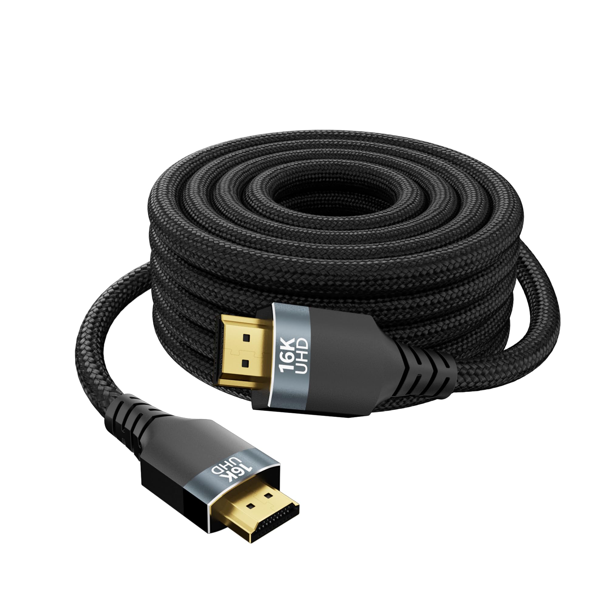 ・16K@60Hz ・ 最高パフォーマンス：この超高速 HDMI 2.2 ケーブルは 16K/10K/8K/4K の解像度に対応し、全仕様を網羅しています：16K@60Hz/30Hz、10K@120Hz、8K@60Hz/120Hz/240H...