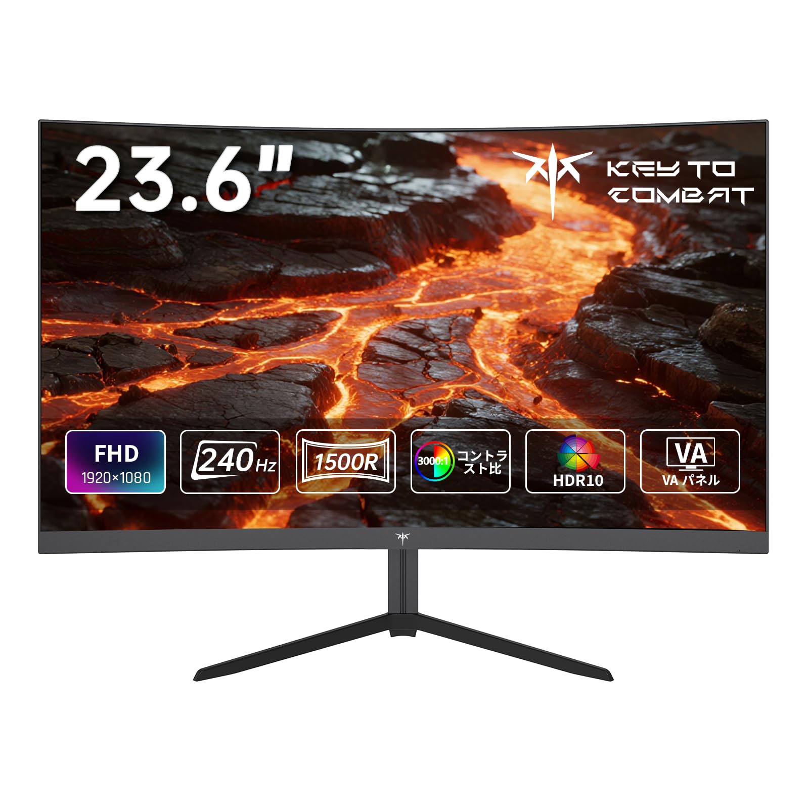 ・【高速性能で、すべてがスローモーションに見える】240Hz リフレッシュレート： 従来の60Hzモニターの4倍の情報を毎秒表示。カクつきのない超スムーズな画面表示で、敵の一挙一動を捉え、俊敏な操作を可能にします。1ms 応答速度 (MPR...
