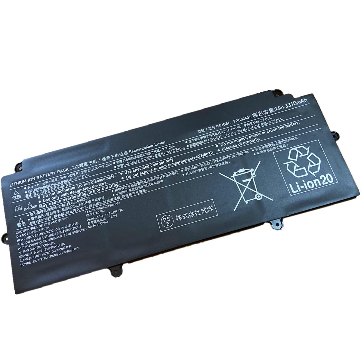 ・製品仕様 状態：新品 互換性のある製品・型番：FPB0340S FPCBP536 対応機種：U937 U938 U939 U9310・電圧：14.4V 容量：3490mAh 50Wh・サービス：7*24Eーメール技術支持、12時間内返信で...