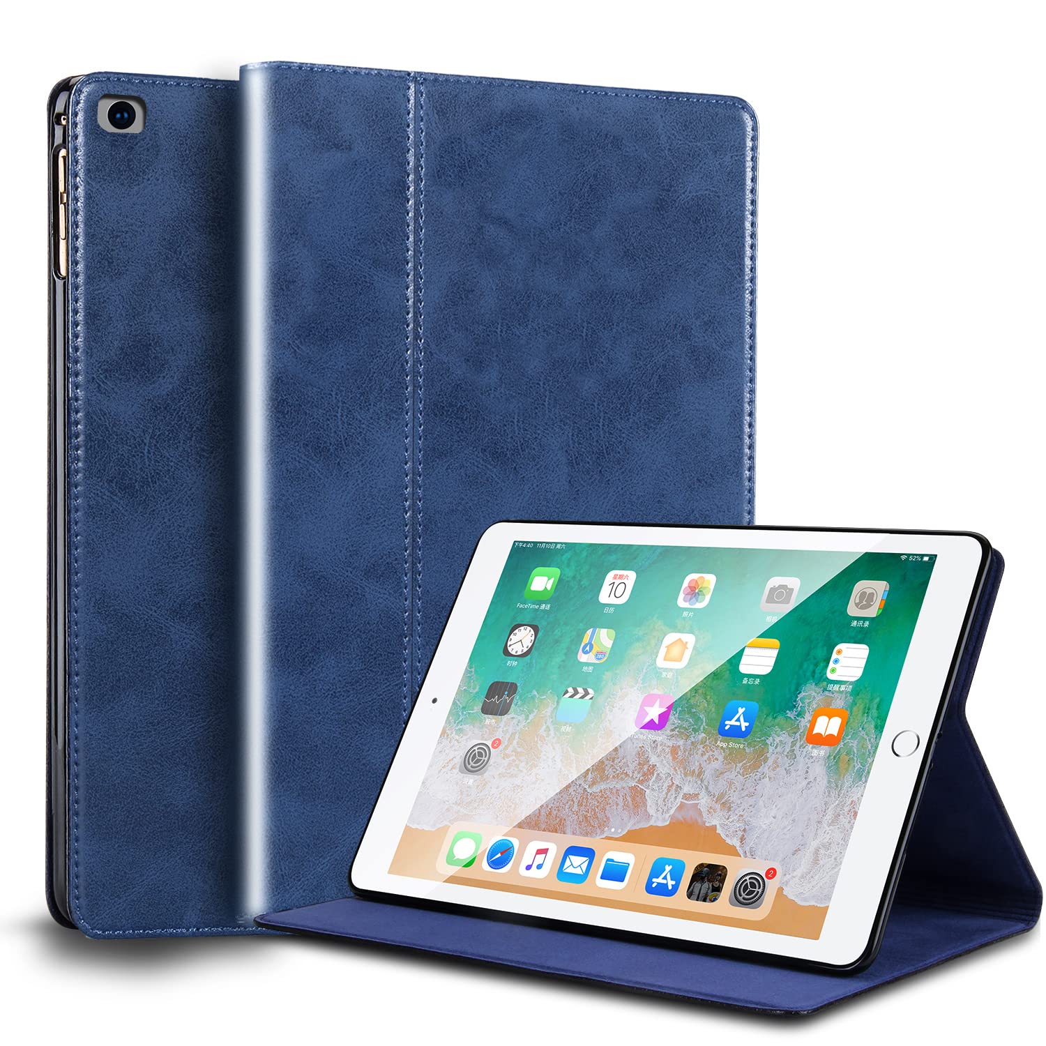 ・[対応機種] - Leather ipadシェルはアップル専用に設計されている（モデルA1893 A1954）/2017 ipad第5世代（モデルA1822 A1823）-2018 ipad第6世代、ipad Air 2（モデルA1566...