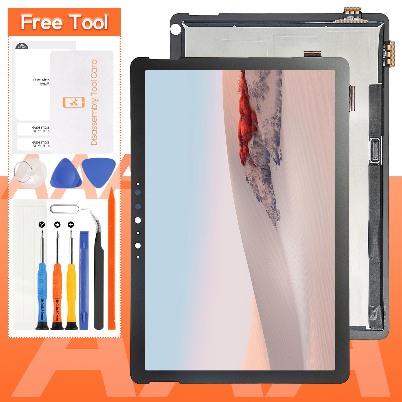 ・・【対応機種】:(ブラック)For Microsoft Surface Go 3 1927 1901 1926 モデルに対応 交換修理用液晶パネルセット。ご購入した前にご端末のモデルをご確認のほどよろしくお願いいたします。壊れた画面、故障...