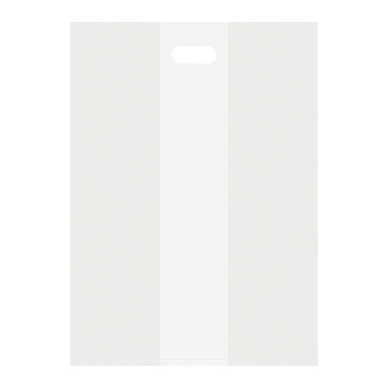 商品詳細 サイズ 厚0．04×幅360／全体幅620×高500mm／穴から下の高さ：440mm 材質 LDPE　ナチュラル原反 リサイクル重量 22.816g/枚 商品説明 LDポリエチレンを使用したソフトタイプの手抜き袋です。中身が映える...