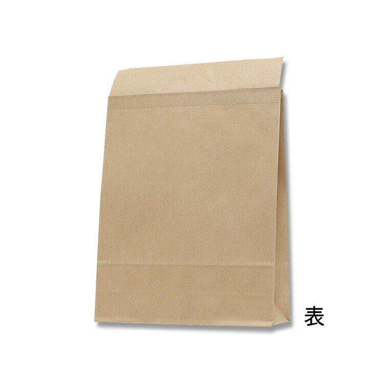 ■サイズ　：260×80×320＋50（ベロ）mm ■色・柄　：未晒無地 ■素材　：未晒120g平方メートル ■入り数　：25枚 ■商品説明　：テープ付きなので作業効率が良い宅配袋です。宅配用や書類等の保管に便利な袋です。 口の部分に封緘用...