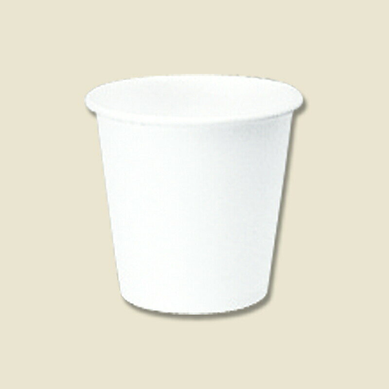 ■メーカー　：シモジマ ■サイズ　：口径56×高さ58×底径40mm（90ml） ■素材　：紙（バージンパルプ） ■入り数　：100個 ■商品説明　：たっぷり使える100個入り！白無地で使いやすい小さい試飲用ペーパーカップです♪ アウトドア...