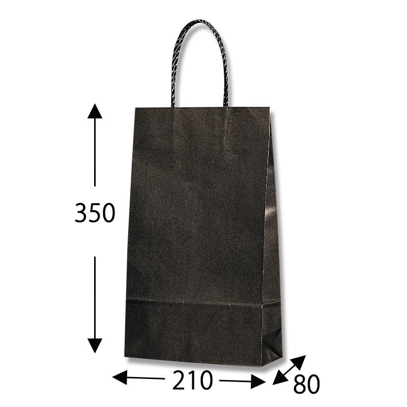 ■サイズ　：210×80×350mm ■素材　：片艶100g／m2 ■入数　：25枚 ■商品説明　：手紐にPP紐を使い、上部に折り返しのある、やや高級感のあるタイプの紙袋です。手紐にPP紐を使い、上部に折り返しのある、やや高級感のあるタイプ...