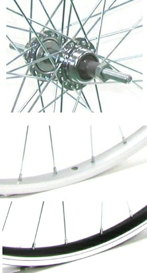 ■商品情報 特徴：クロスバイク用リアホイール リム素材：アルミ タイヤサイズ：700×28-38c対応 スプロケット：外装7段ボスフリー対応 ブレーキ：リムブレーキ対応 スポーク：36本 #13 293/294mm バルブ穴：英 /米式 ハ...