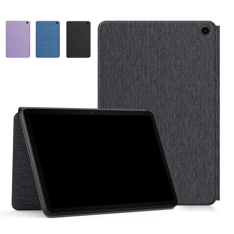 Amazon Fire Max 11 ケース 手帳型 カバー キャンバス調 スタンド機能 ファイヤー マックス11 11インチ 衝撃吸収 シンプル おしゃれ 手帳型レザーケース/カバー タブレットケース タブレットカバー 対応機種：Amaz...