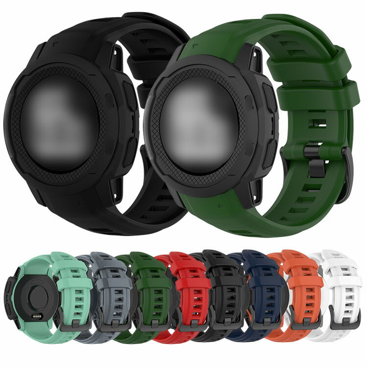 Garmin Instinct 2S バンド ベルト 20mm 交換リストバンド/交換バンド/交換ベルト スマートウォッチ用リストバンド ガーミン インスティンクト 2S 40mm 【素材】シリコン 【ベルト幅20mm 対応機種】 Garm...
