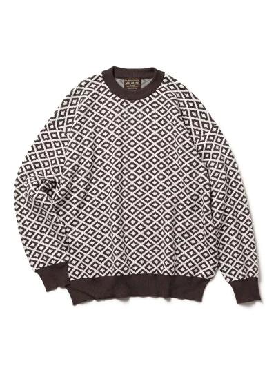 商品情報素材/材質コットン60%,&nbsp;ナイロン30%, ウール10%原産国：中国サイズ/寸法その他商品説明注意モニター発色の具合により色合いが異なる場合がございます。MR.OLIVE/12G GEOMETRIC JACQUARD /...