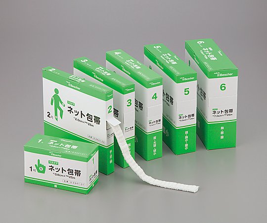 ※※※「事業者向け商品」※※※ロールの長さは25m（伸長時）と経済的です。どの部分にはさみを入れてもほつれにくいです。チューブ状で必要な長さにカットできるので、スピーディーな処置が行えます。