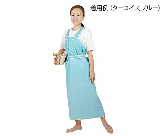 ※※※「事業者向け商品」※※※ 背中にあるゴムの伸縮で着脱がしやすく、肩ひものズレを防ぎます。 長いひもで二重巻ができるのでしっかり体にフィットできます。 耐熱フィルムを使用した耐久防水・防カビ加工済です。 材質：耐熱PU（ポリウレタン）フ...
