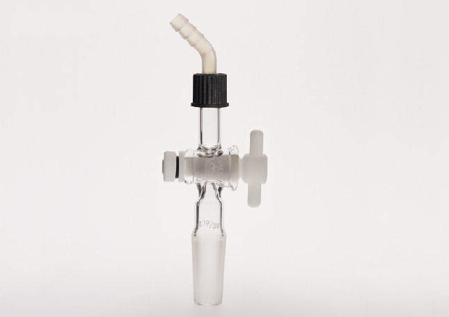 ●ネジ式ノズル採用で、チューブの脱着が容易になりました●ノズルの方向を自由に決められます●ノズルはPFA、OリングはFEPで耐薬品性が高く、ノズルキャップのみの交換も可能です共通摺合せ規格：24／40コック：PTFE吸引口外径（mm）：8φ...