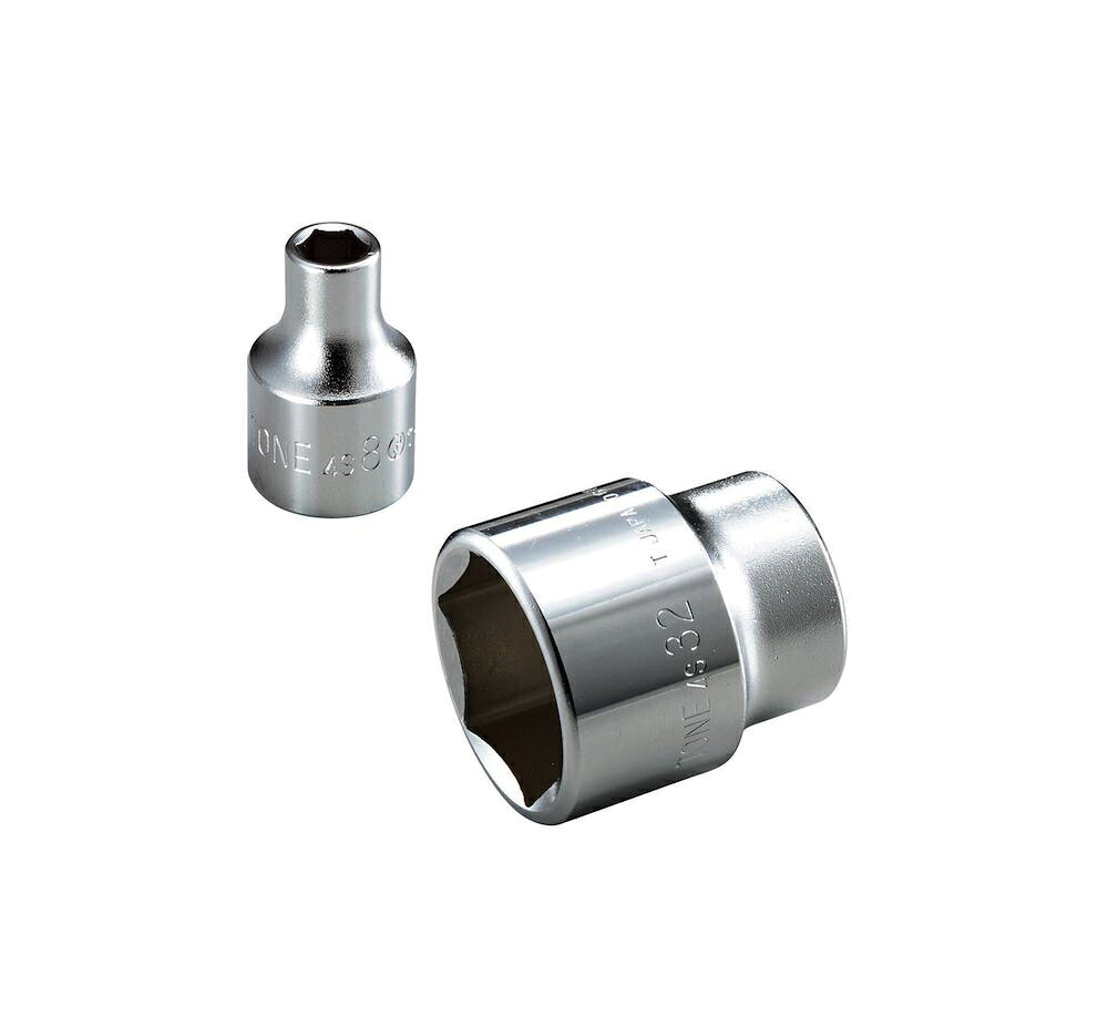 製品番号　　差込角dr.(mm)　　 全長　二面幅寸法(mm)S　寸法(mm)D1　　寸法(mm)D2 4S-19　　　 　　12.7　　　　　通常　　　　19　　　　　 　　26.0　　　　　　24.0 寸法(mm)L　　寸法(mm)L1...
