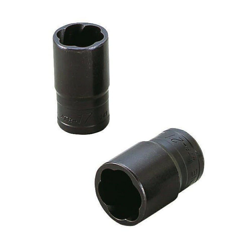 差込角dr.：9.5mm 全長：通常 寸法D1：14.9mm 寸法D2：17.8mm 寸法L：32mm 寸法L1：7.6mm 寸法S：9mm 質量：30g関連商品TONE トルネードソケット 8mm 3TR08TONE トルネードソケット ...