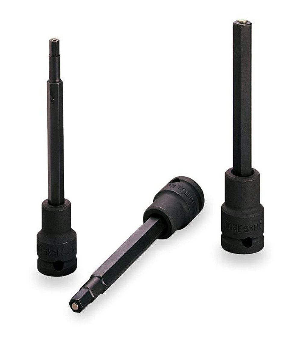 差込角dr.：9.5mm 全長：ロング 二面幅寸法S：8mm 寸法A：71mm 寸法D：19mm 寸法L：101mm ピン適応製品番号：PIN3016S Oリング適応製品番号：RINGP14S 質量：175g関連商品TONE ロングヘキサゴ...