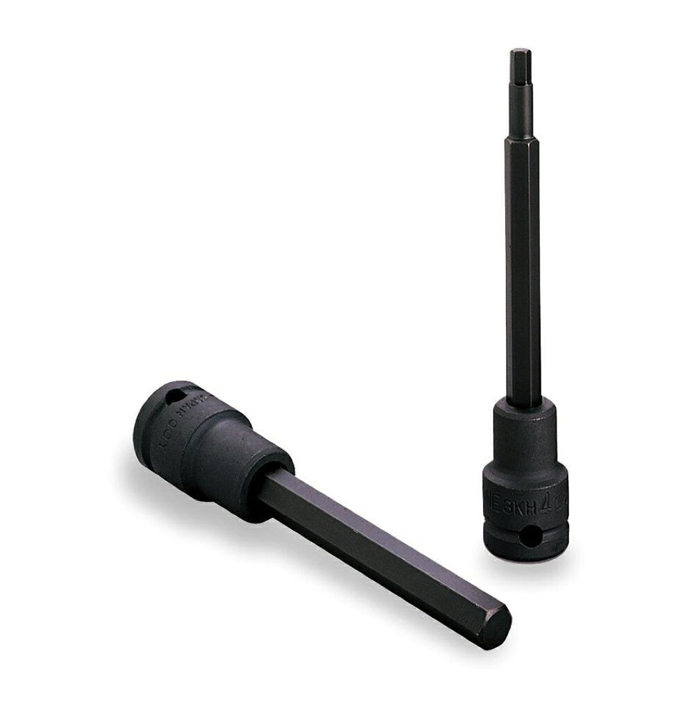 差込角dr.：9.5mm 全長：ロング 二面幅寸法S：5mm 寸法A：71mm 寸法D：17mm 寸法L：100mm 寸法L1：8mm ピン適応製品番号：PIN3015S Oリング適応製品番号：RINGP14S 質量：45g関連商品TONE...