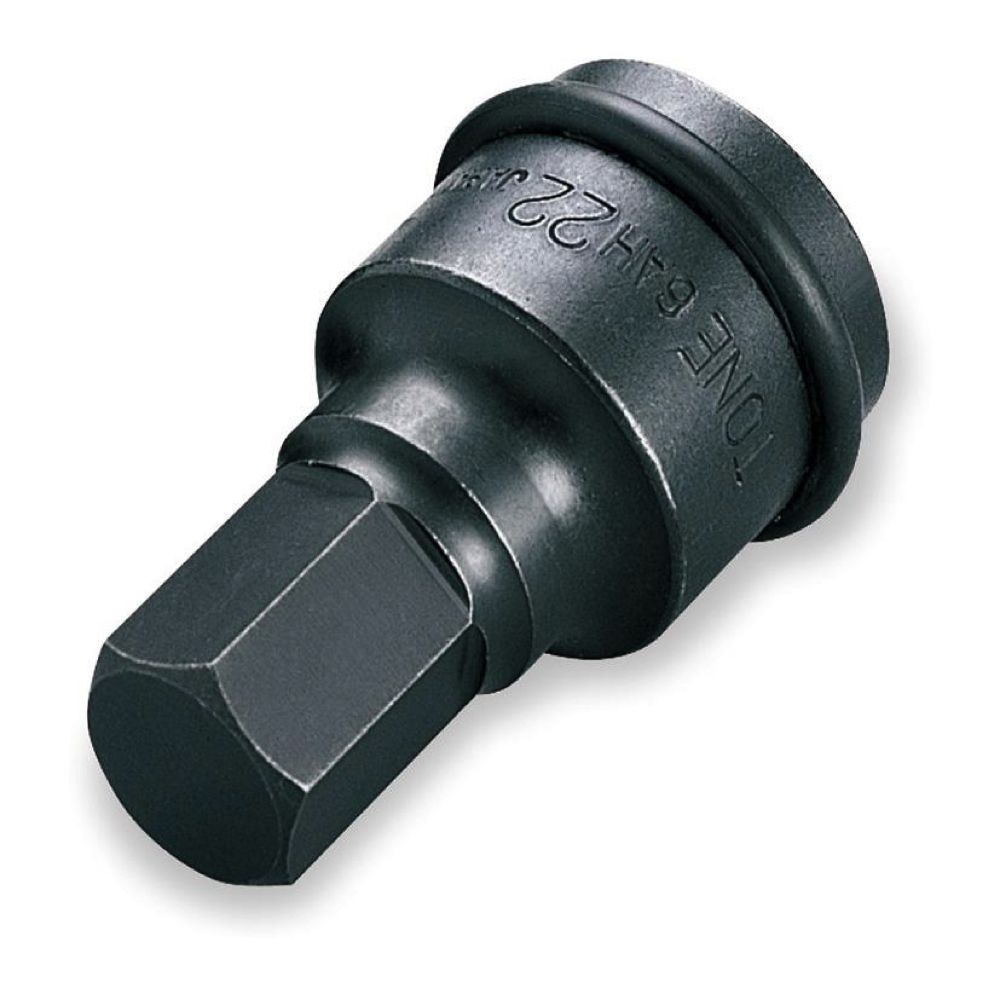 差込角dr.：19.0mm 全長：通常 二面幅寸法S：24mm 寸法D：40mm 寸法L：75mm 寸法L1：25mm ピン適応製品番号：PIN5033S Oリング適応製品番号：RINGT32S 質量：460g関連商品TONE インパクト用...