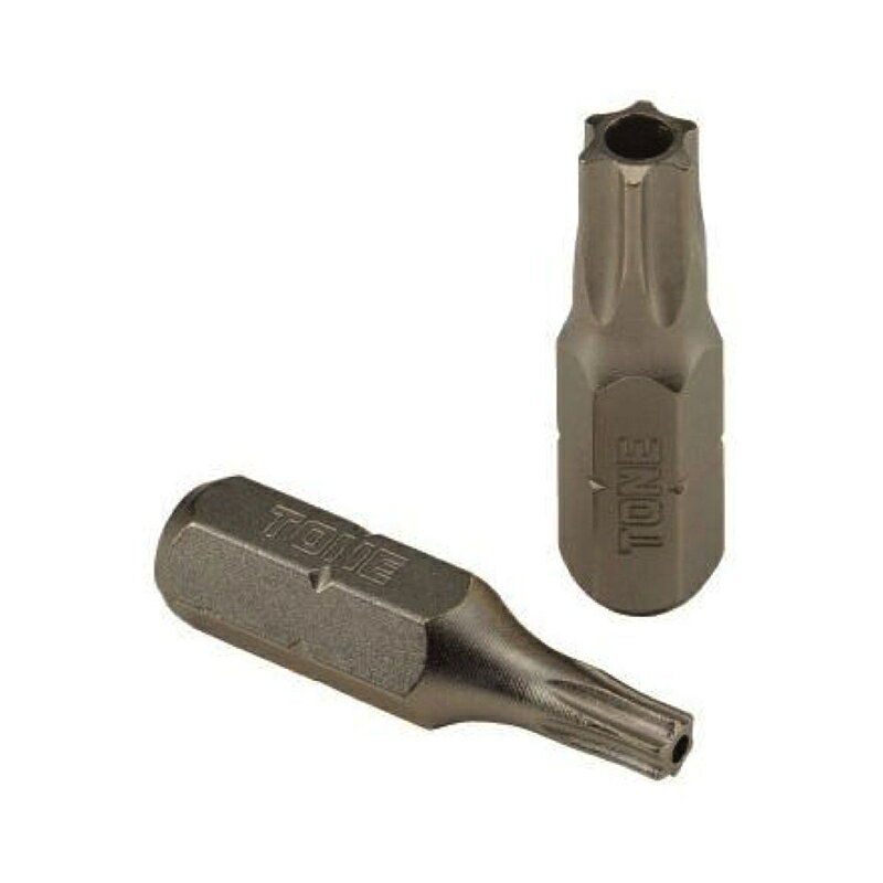 先端規格：T7 ビット二面幅S1：6.35mm 寸法L：25mm 寸法L1：1.52mm 寸法L2：8.2mm 寸法L3：11mm 寸法D：2.17mm 寸法D1：0.8mm 質量：4g セット内容：BT-T7H×3個関連商品TONE T型...