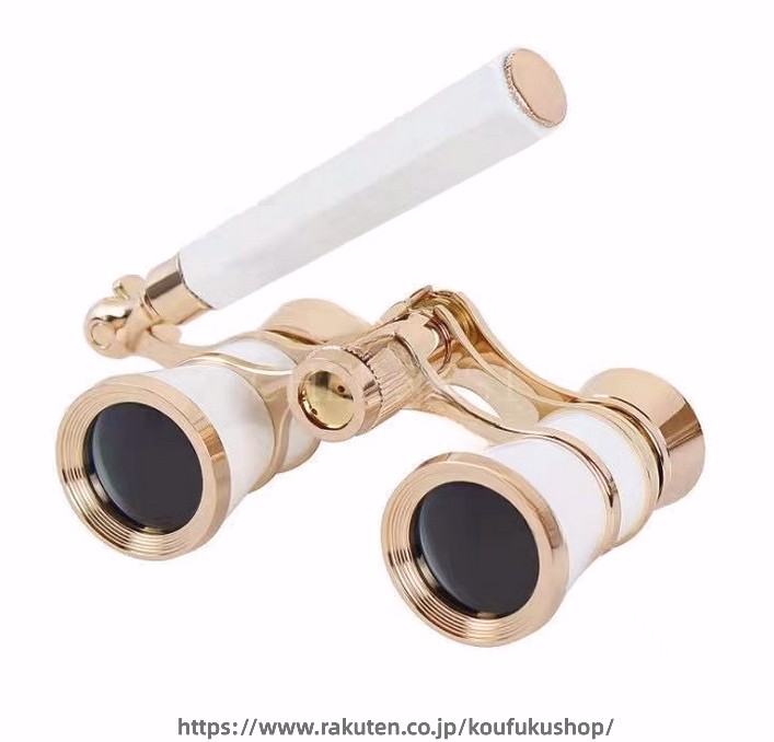 商品仕様 サイズ:高52×幅112×厚48mm 本体重量:185g 素材・材質:真鍮 倍率:3倍 対物レンズ有効径:25mm 付属品:ソフトケース、保証書 (1年間) 商品説明 クラシカルオペラグラス 真鍮等の貴金属を使いクラシカルな装いの...