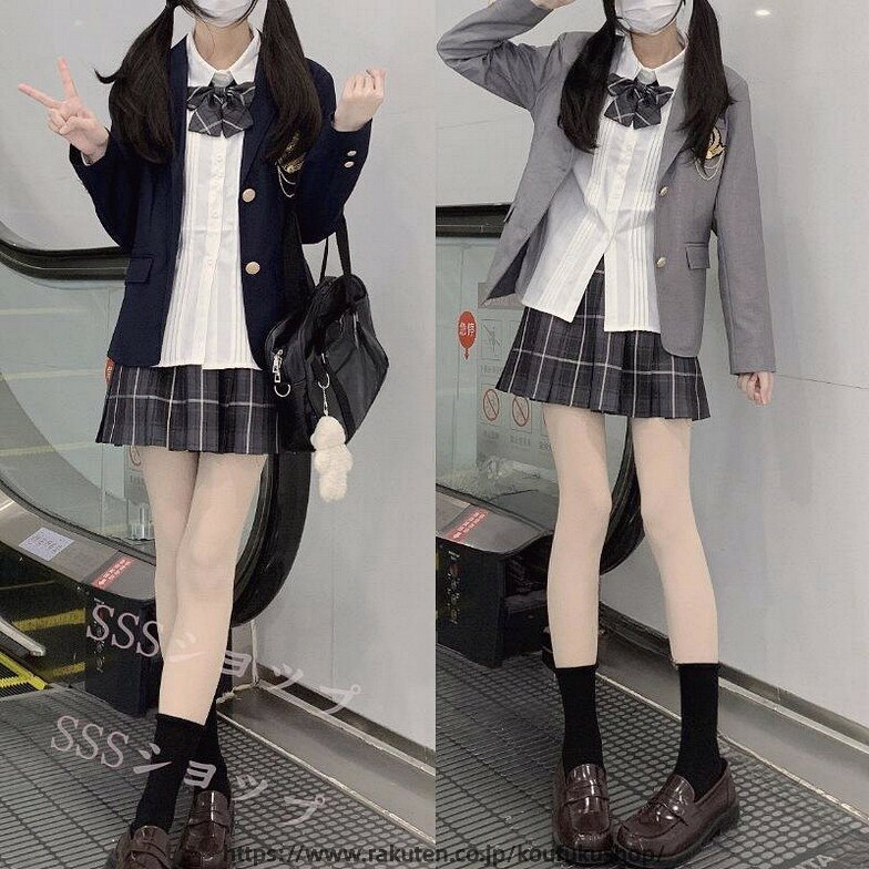 商品紹介 女子高生 制服セット 高校制服 スクール 制服 ブレザー5点セット 女子 中学生 高校生 スクールブレザー素材:ポリエステル商品内容:ブレザー+シャツ+スカート+蝶結び+ワッペン※注意事項商品について：※サイズ表記は目安です。若干...