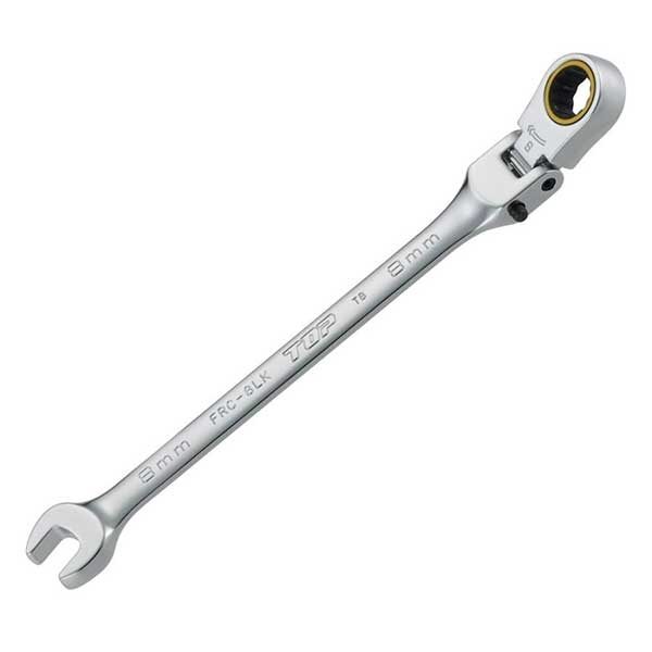【特長】 ●ロック機構で首振り角度を保持したままでアクセス可能です ●奥まった、込み入った場所での作業に最適です ●12角サーフェィス（角丸）でボルト・ナットの角を傷めません ●送り角度がよくわかるイエローリングを採用しています ●プッシュ...