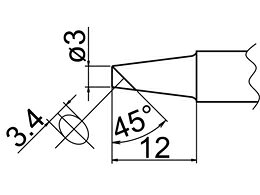 【特長】 ●こて部FX-8301、FX-8302（FX-838）用こて先 【仕様】 ●ヒーター一体式 ●コテ先名称:3BC型 ●適合コテ:FX838 ●質量:15.0g ※FX-8302（N2はんだこて）をご使用の場合は、別途こて先に対応し...
