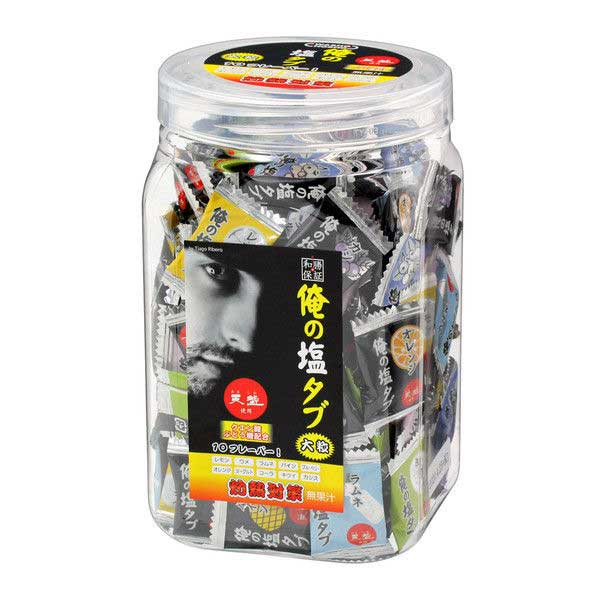 【特長】 ●手軽に塩分と糖分を補給できます ●味は10種類：レモン・ウメ・ラムネ・パイン・ブルーベリー・オレンジ・ヨーグルト・コーラ・キウイ・カシス ●クエン酸入り 【用途】 ●暑さで失われる塩分と糖分の補給に 【仕様】 ●ボトル入り ●ぶ...