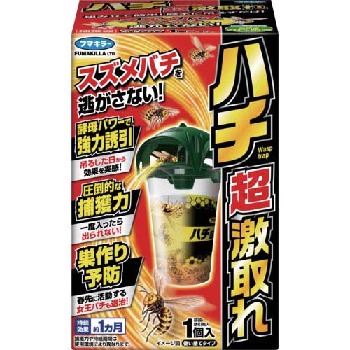 【特長】 ●強力誘引で危険なハチを捕獲、春先の女王バチも捕獲出来ます 【用途】 ●ハチの捕獲用 【仕様】 ●ハチが好む樹液を再現、樹液を研究し、人工樹液に乾燥酵母を加えることで、安定発酵しハチをぐんぐん集めます。 ●落下したハチに密着し、溺...