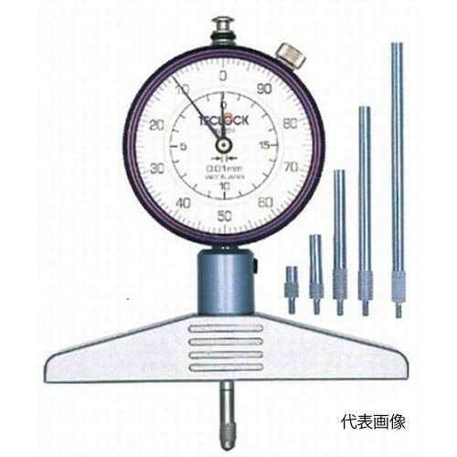 【特長】 ●付属の継足を使用することで測定深さ230mmまで対応できます。 【用途】 ●測定物の深さや段差の測定に。 【仕様】 ●目量：0.01mm ●測定範囲：20mm ●指示誤差：±15μm ●測定形状：φ3.2鋼球 ●標準測定子コード...