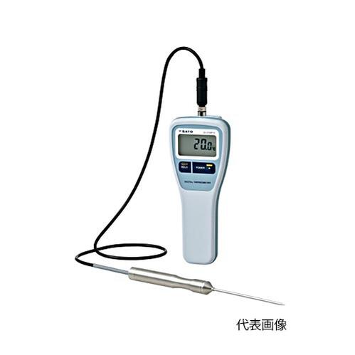 【特長】 ●単機能でありながら、防水性に優れた防水型デジタル温度計です。 ●工場・研究所の製品管理施設、食品の調理温度管理等での温度管理に最適です。（標準センサ S270WP-01付） ●HACCP機能（3通りの設定温度・時間を設定可能） ...